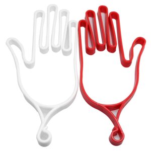 dgzzi golf gloves stretcher 2pcs durable outdoor sport gloves holder keeper hanger dryer shaper tool accessories