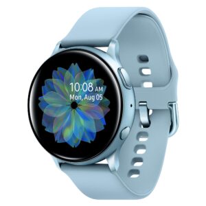 Samsung Galaxy Watch Active2 w/ enhanced sleep tracking analysis, auto workout tracking, and pace coaching (40mm), Cloud Silver - US Version with Warranty (Renewed)