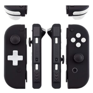 White D-pad ABXY Keys SR SL L R ZR ZL Trigger Buttons Springs, Replacement Full Set Buttons Fix Kits for Nintendo Switch & Switch OLED Joycon (D-pad ONLY Fits for eXtremeRate Joycon D-pad Shell)