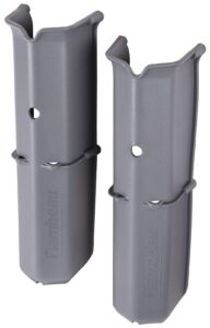 flambeau outdoors 455tkr tuff krate rod holders, kayak fishing storage tuff krate accessory, [2] pack - gray