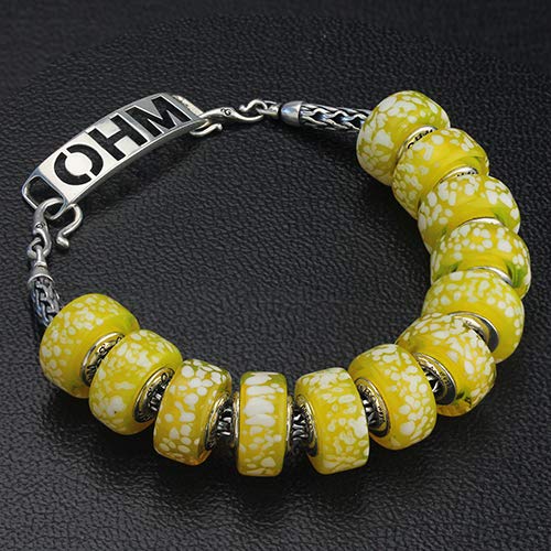 OHM Lemon Coconut Bliss Glass Bead