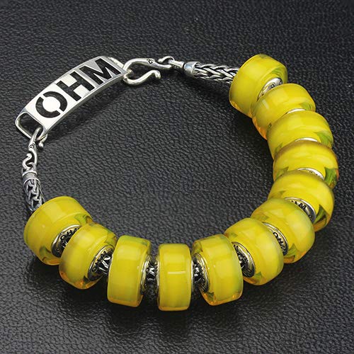 OHM Lemon Drop Sorbet Glass Bead