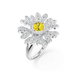 Swarovski Eternal Flower Ring Cz White 2 8