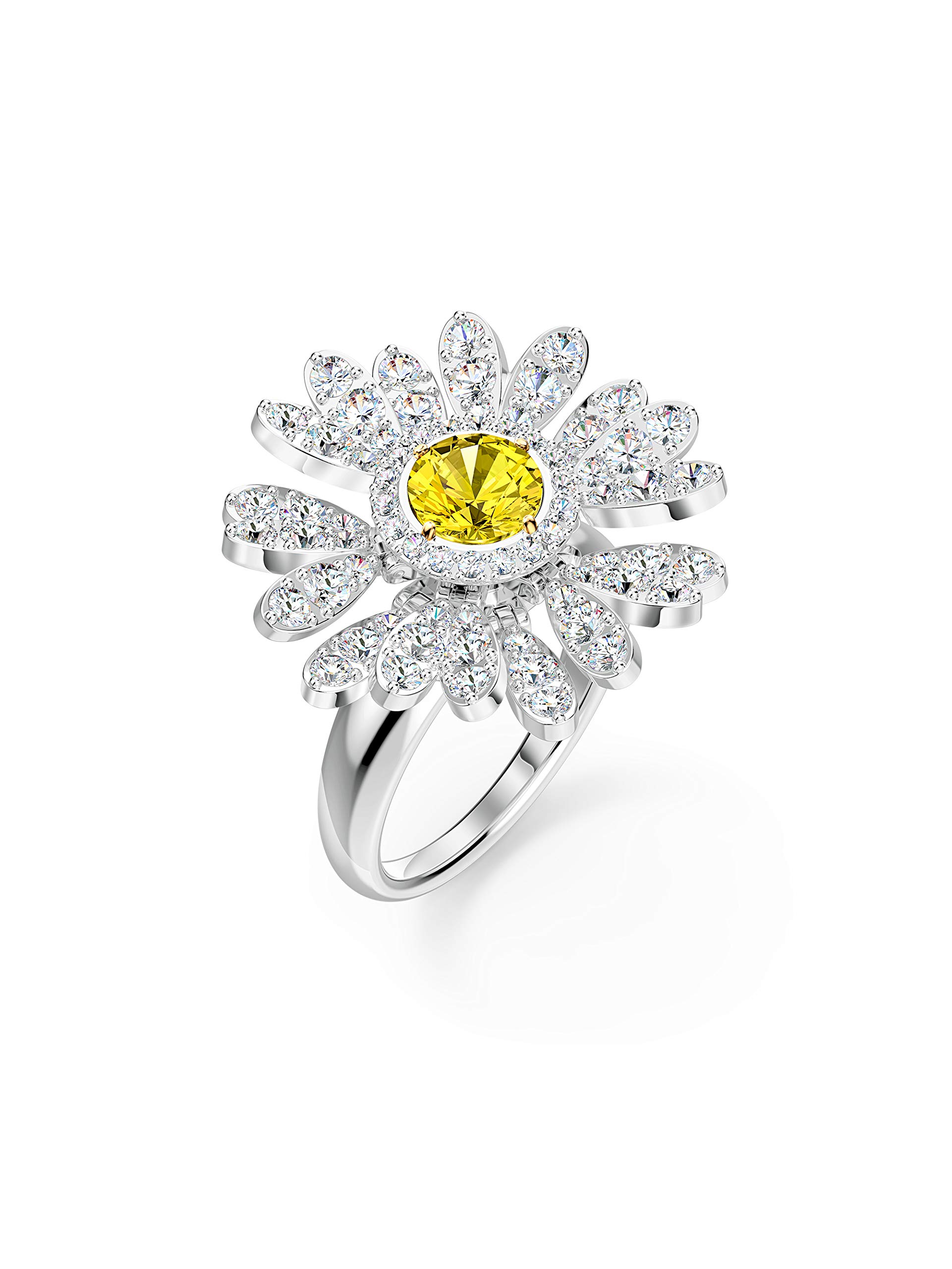 Swarovski Eternal Flower Ring Cz White 2 8