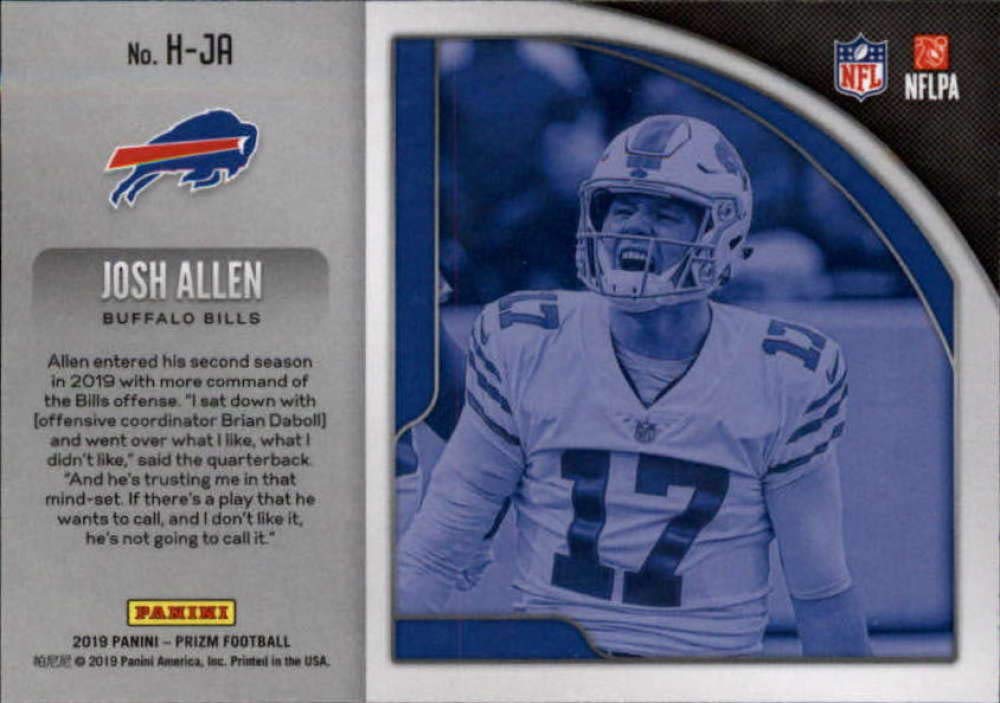 2019 Panini Prizm Hype #8 Josh Allen Buffalo Bills NFL Football Trading Card