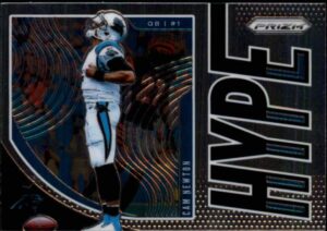 2019 panini prizm hype #2 cam newton carolina panthers nfl football trading card