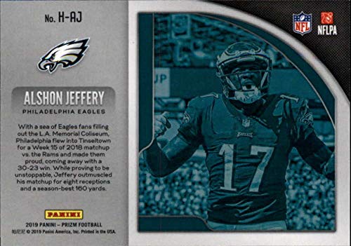 2019 Panini Prizm Hype #15 Alshon Jeffery Philadelphia Eagles NFL Football Trading Card