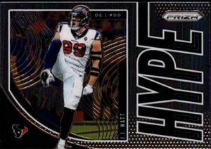 2019 panini prizm hype #5 j.j. watt houston texans nfl football trading card