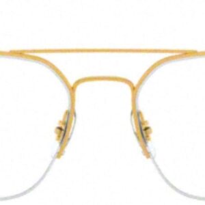 Ray-Ban RX6444 Square Prescription Eyeglass Frames, Arista/Demo Lens, 53 mm