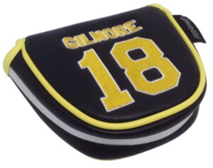 readygolf gilmore #18 jersey embroidered putter cover - mallet