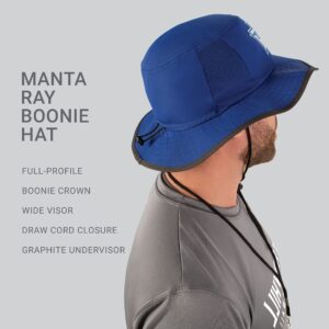 Pacific Headwear Manta Ray Boonie Hat, Royal