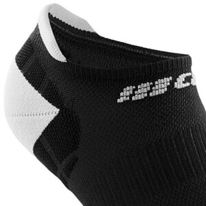 CEP ultralight no show socks, black/light grey, women II