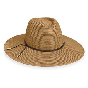 wallaroo hat company women’s montecito sun hat - camel – upf 50+