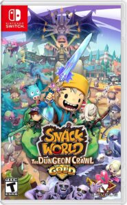 snack world: the dungeon crawl - gold -nintendo switch