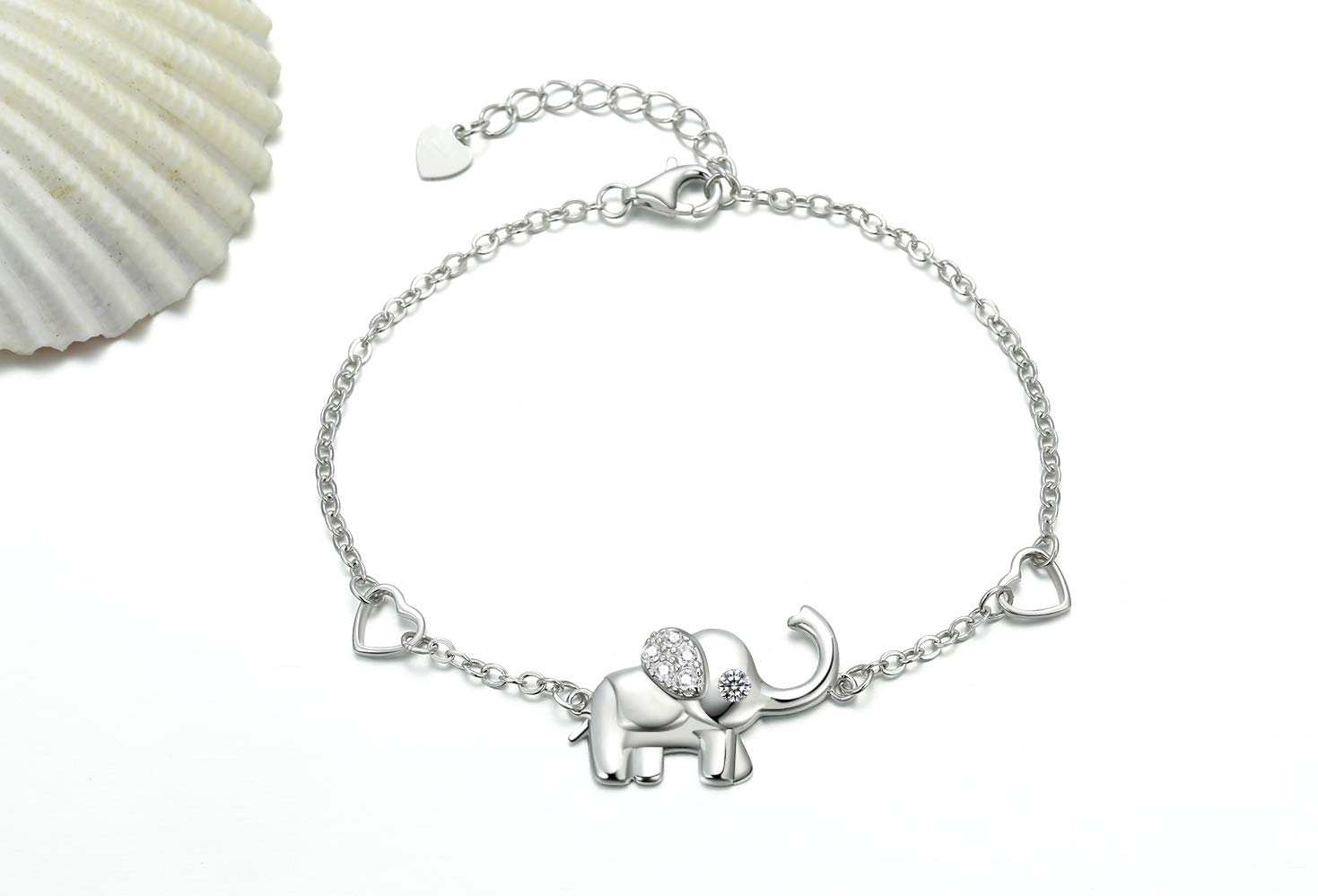 OneSight Elephant Bracelet For Women 925 Sterling Silver Elephants Bracelets Jewelry