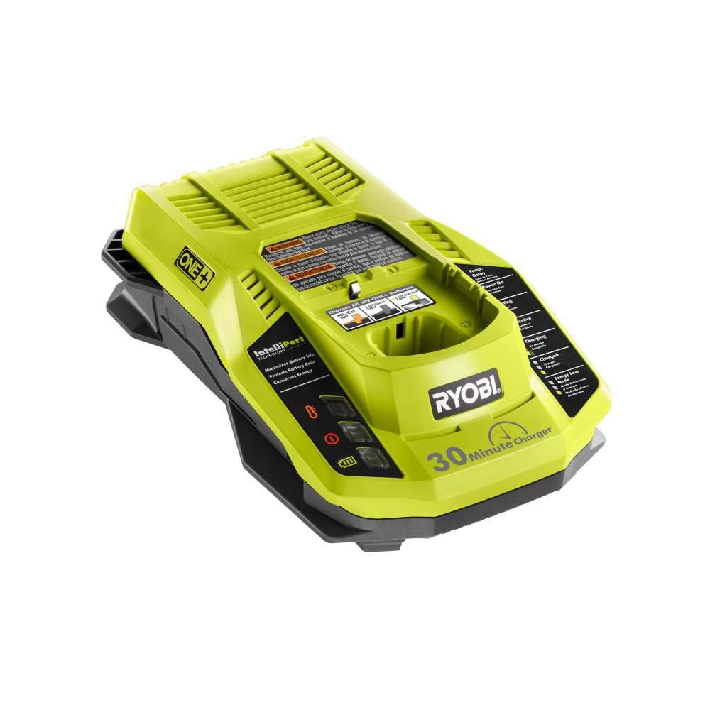 RYOBI 18-Volt ONE+ Lithium-Ion 4.0 Ah LITHIUM+ Battery and 18-Volt Dual Chemistry Charger Kit