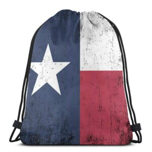 drawstring backpack sports gym bag texas state flag workout bag gymsack for sport gym yoga shopping for men and women