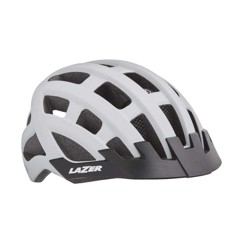 LAZER Helmet Compact DLX, Matte White, One Size