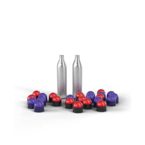 pepperball vxr projectile refill kit, tcp launcher, 2 x 6-count tubes of 970-01-0216