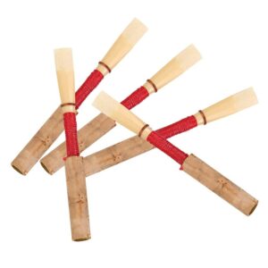 5Pcs Oboe Reeds, Bamboo Material Oboe Reeds Medium Strength Instrument Accessories for Beginning Oboist