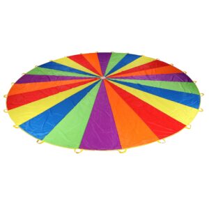 sonyabecca play parachute for kids tent cooperative team building birthday games (20ft)