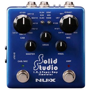 nux solid studio ir loader and power amp simulator pedal