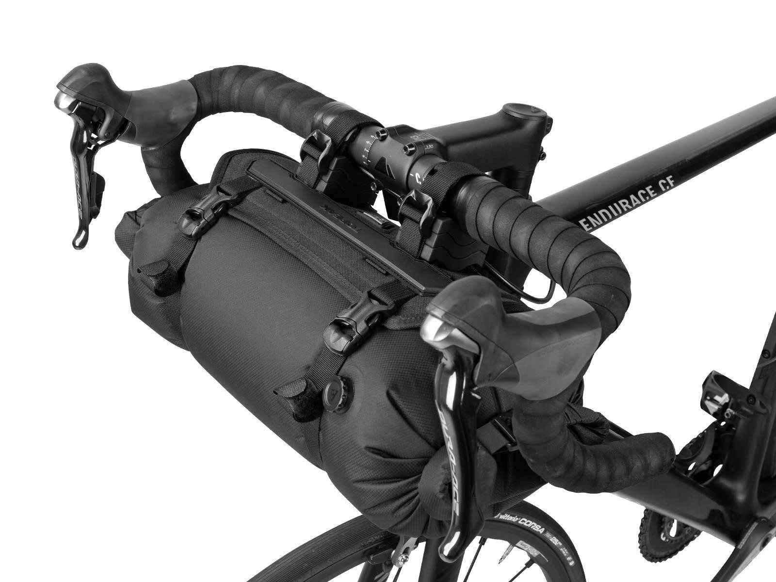 Topeak Frontloader 8 Litre Bag for Handlebars, Sports and Outdoor, Black, 50 x 15 x 15 cm / 19.7 x 5.9 inches x 5.9 inches