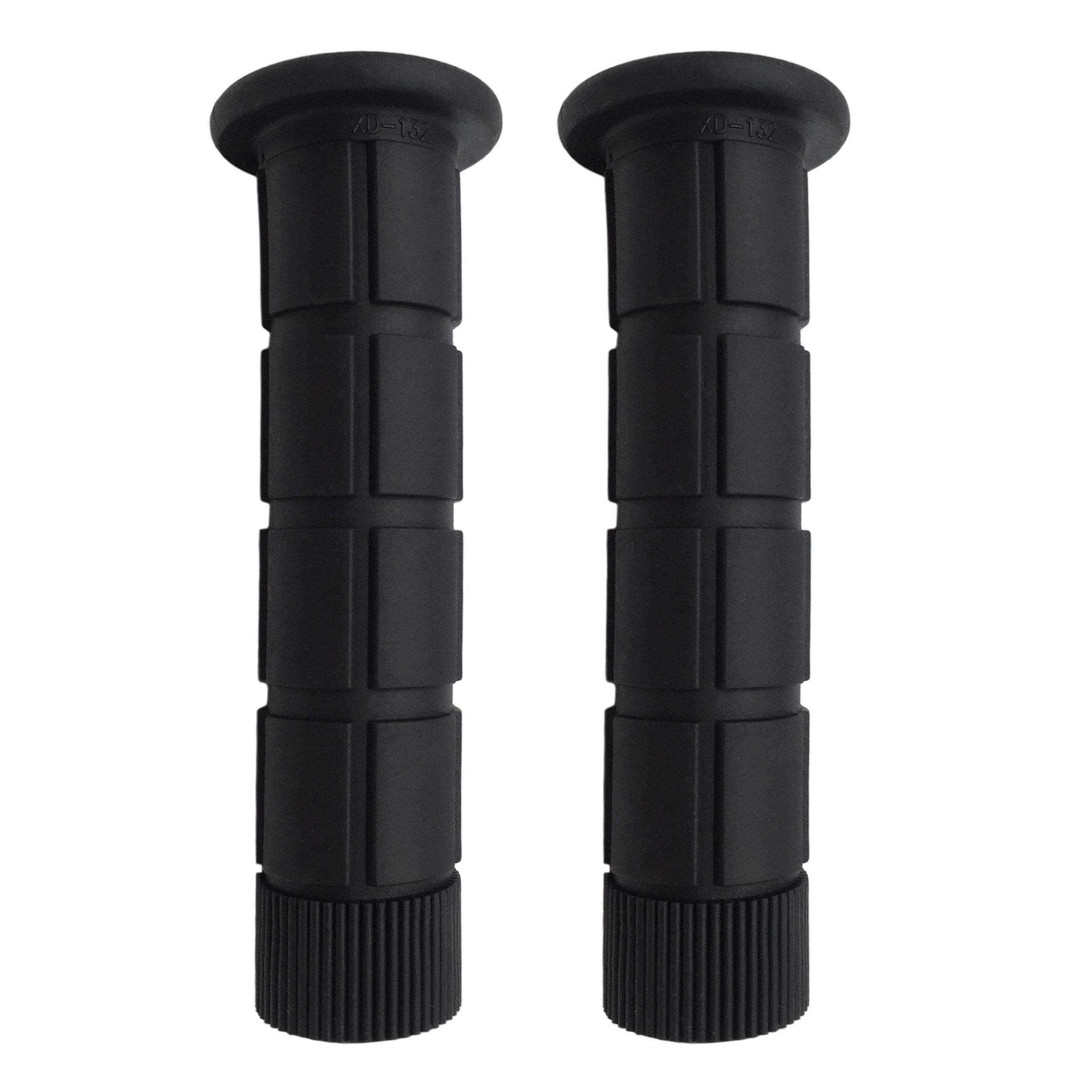 Bike Handlebar Grips (Black, 1 Pair)