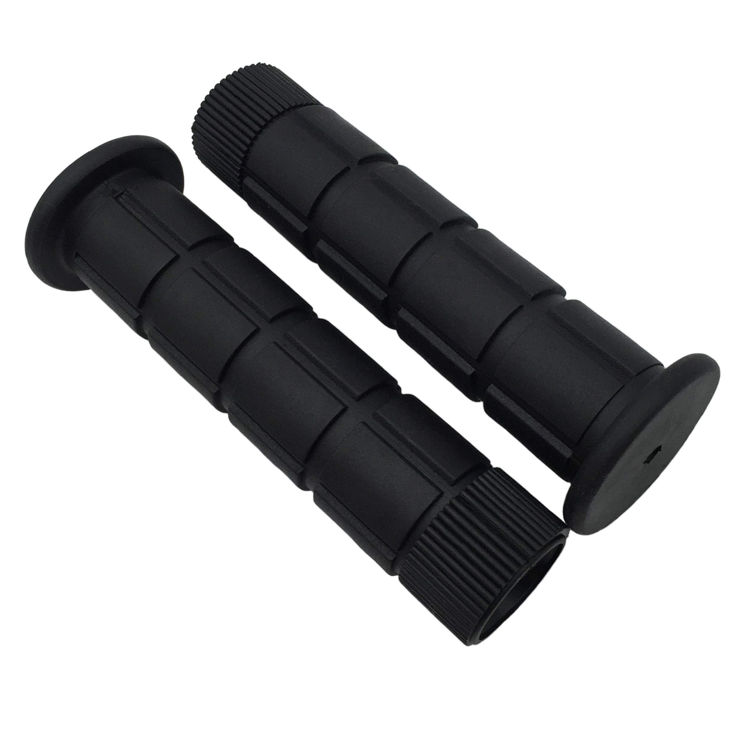 Bike Handlebar Grips (Black, 1 Pair)