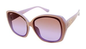 jessica simpson women's j5839 oversized butterfly sunglasses with uv400 protection - glamorous sunglasses for women, 60mm