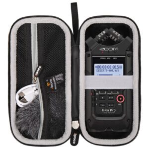 aproca hard storage travel case for zoom h4n pro digital multitrack recorder