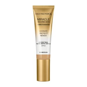 max factor miracle second skin foundation spf 20-05 medium foundation women 1.01 oz