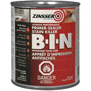 bin stain killer alkyd primer-sealer - white, 473 ml