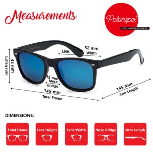 PolarSpex Mens Sunglasses - Retro Sunglasses for Men, Polarized Sunglasses for Womens - Cool Shades for Driving, Fishing