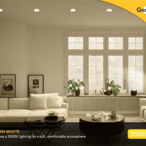 Goodlite C32 LED Chandelier Bulb, Torpedo Tip, 7W (80W Equal), Dimmable, 800 Lumens, Warm White 3000k, 15k Hours, Eco-Friendly, Ideal for Candelabra & Decorative Lighting, E12 Base, 1ct. (G-20143)