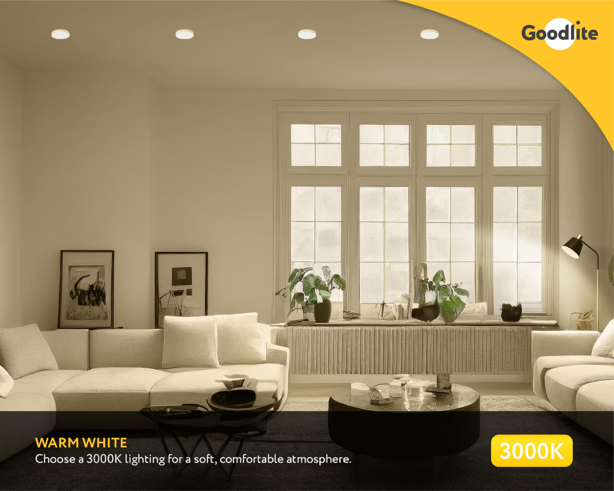 Goodlite C32 LED Chandelier Bulb, Torpedo Tip, 7W (80W Equal), Dimmable, 800 Lumens, Warm White 3000k, 15k Hours, Eco-Friendly, Ideal for Candelabra & Decorative Lighting, E12 Base, 1ct. (G-20143)