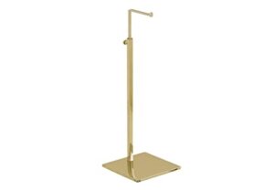 b&nn adjustable metal handbag rack tabletop handbag purse display stand single hook bag stand holder (gold)