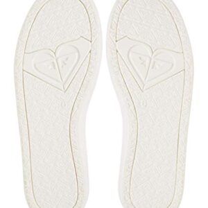 Roxy womens Minnow Slip on Shoe Sneaker, Oatmeal, 8 US