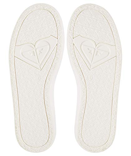 Roxy womens Minnow Slip on Shoe Sneaker, Oatmeal, 8 US