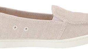 Roxy womens Minnow Slip on Shoe Sneaker, Oatmeal, 8 US