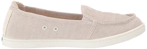 Roxy womens Minnow Slip on Shoe Sneaker, Oatmeal, 8 US