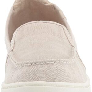 Roxy womens Minnow Slip on Shoe Sneaker, Oatmeal, 8 US