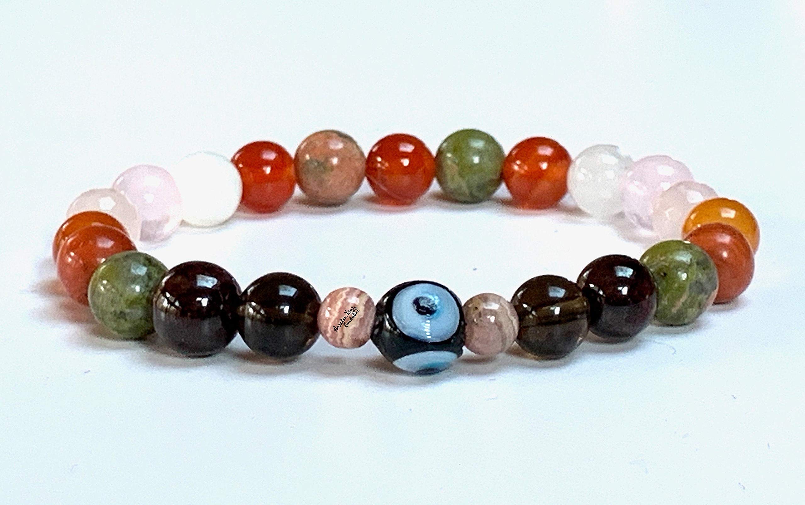 Fertility Support Stretch Bracelet, Pregnancy Bracelet - Crystals for Well-Being & Balance