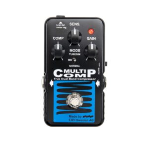 ebs multicomp blue label bass compressor pedal