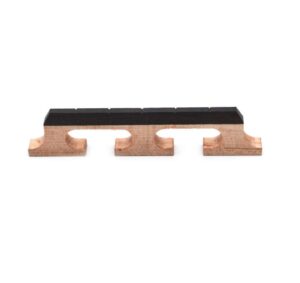 banjo bridge, banjo standard wooden bridge banjos accessories (5 strings, maple ebony)