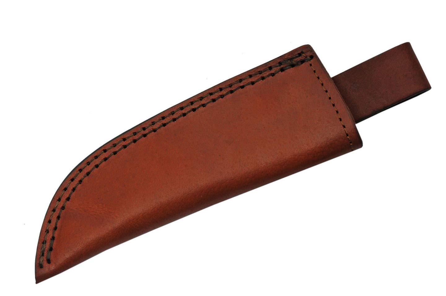 Szco Supplies Inc 9" Hand Forged Carbon Steel Mosaic Pin Wood Handle Hunting Knife, Brown (Model: HS-4424)