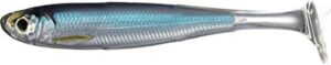 live target fishing tackle lures slow-roll shiner | silver-smoke, multicolored, one size (srs125sk951)