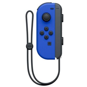 genuine nintendo switch joy con wireless controller dark blue (left)