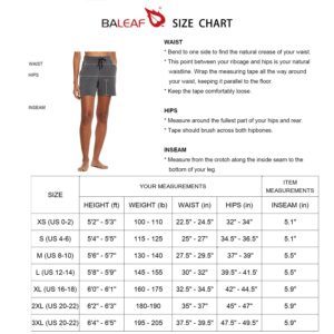 BALEAF Womens Lounge Shorts Cotton Athletic Sweat Shorts with Pockets High Waist Summer Casual Black Size XXL