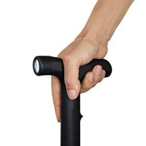 Walking Cane for men & women - Adjustable, heavy duty, 1 Million Volt Stun Device with ultra bright LED Flashlight